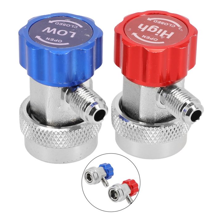 [AUTOMARTSHOP] Blue and Red Quick Connectors for A/C R134a Car Air ...