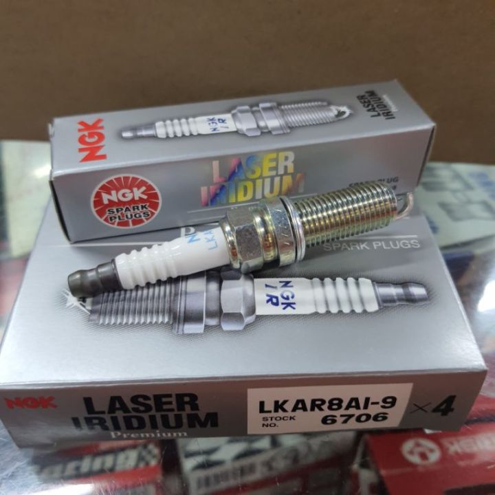 NGK LKAR8AI-9 LASER IRIDIUM SPARK PLUG // For KTM DUKE 200/390/690, PULSAR NS200 , DOMINAR 400 ...