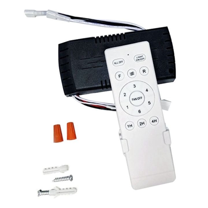 Universal Ceiling Fan Remote Control Kit Replacement, 6-Speed & Timing, Remote Replacement for ...