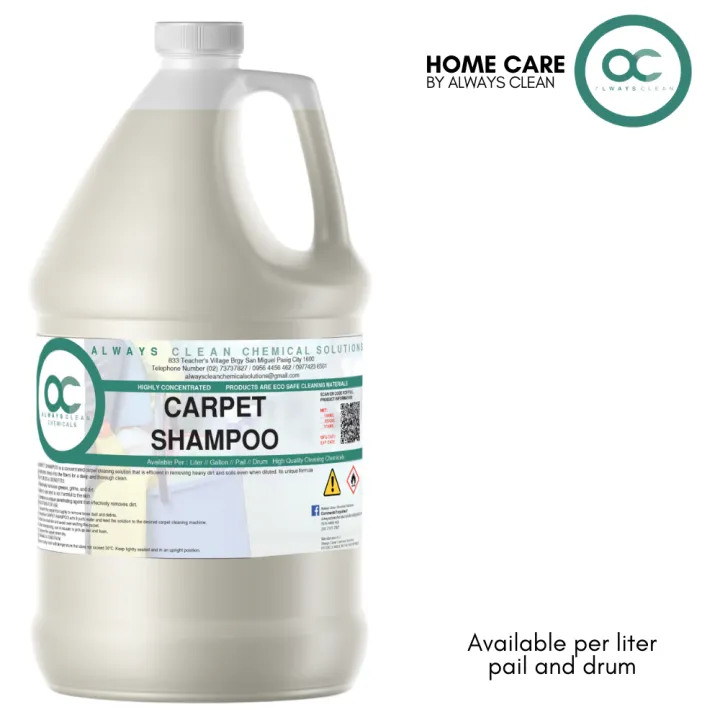 CARPET SHAMPOO 1 GALLON BY ALWAYS CLEAN | Lazada PH