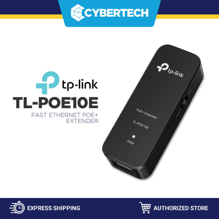 Cybertech TP-Link TL-POE10E Fast Ethernet PoE+ Extender | Lazada PH