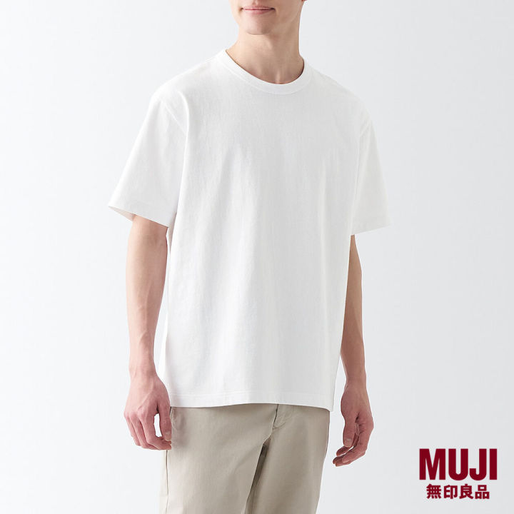 MUJI Mens Heavy Weight Jersey T-shirt | Lazada Singapore