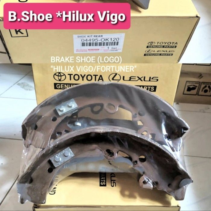 BRAKE SHOE / KAMPAS REM HILUX VIGO / FORTUNER BELAKANG (04495-0K120 ...
