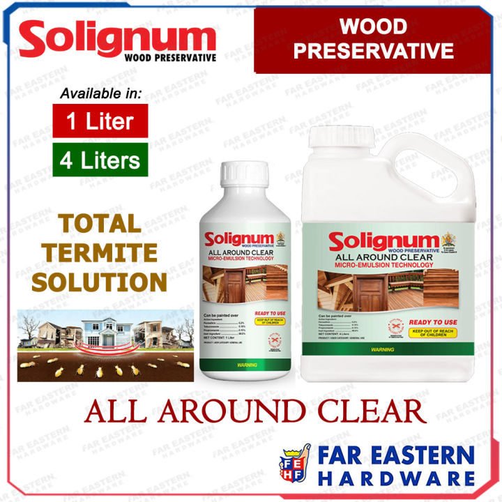 SOLIGNUM Wood Preservative Anti Anay | Termite Solution Pest Control 1L ...