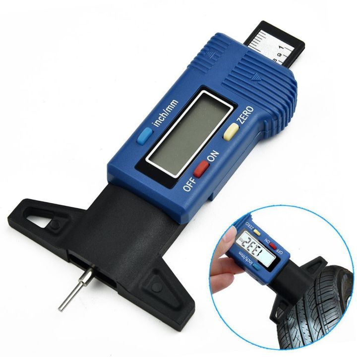 【TEHAUTO】 Easy to Use Digital Depth Gauge for Tread Brake Shoe Pad 0 25 ...