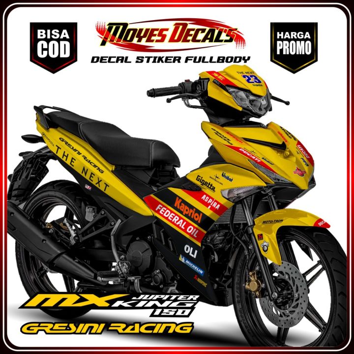 ⭐⭐⭐⭐⭐BISA COD & CUCI GUDANG . Decal stiker full body new mx king 150 ...