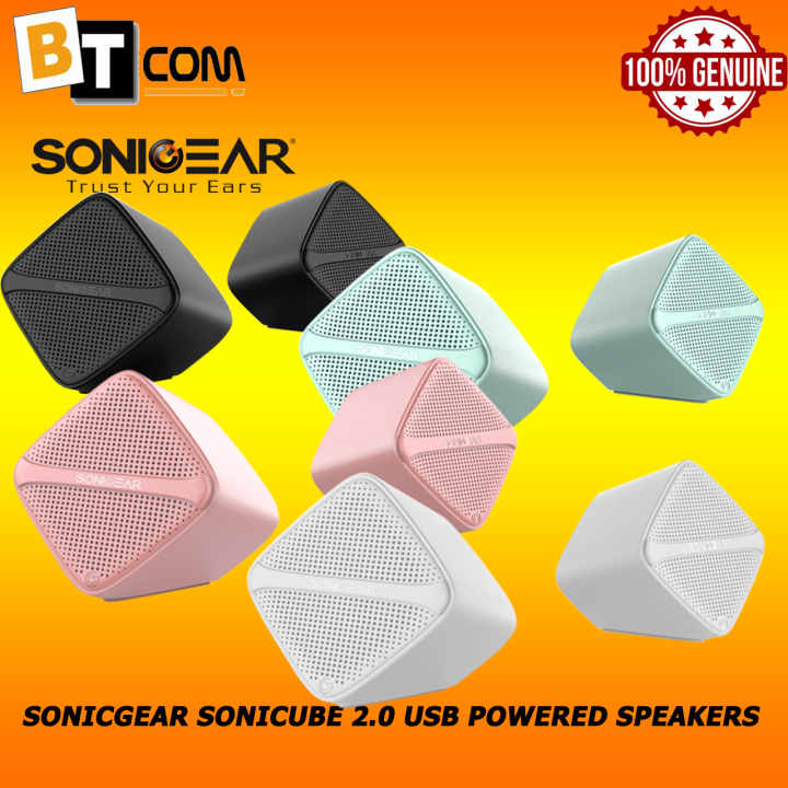 SonicGear SONIC CUBE 2.0 USB Powered Speakers | Lazada