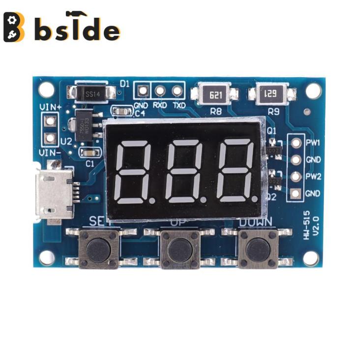 [Bside Tool Store]2 Channel Adjustable Duty Ratio PWM Pulse Frequency Module 1Hz-150KHz PWM ...