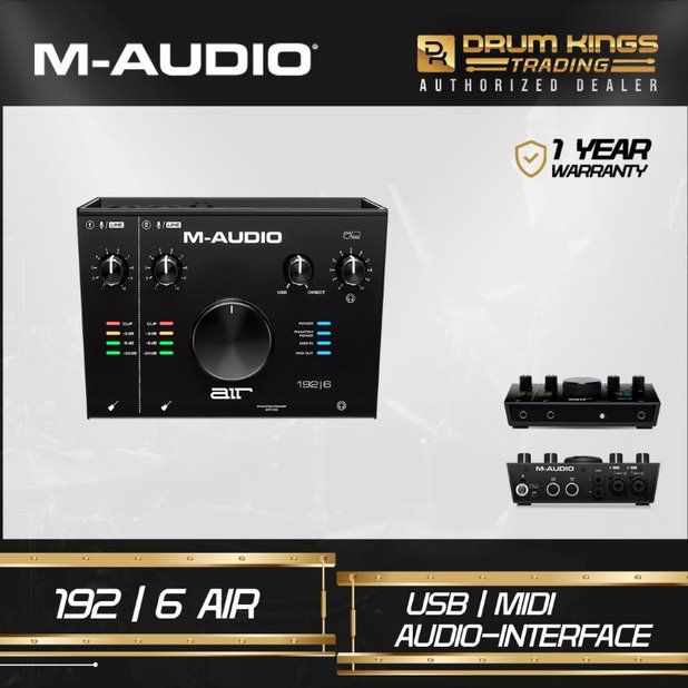 M-Audio Air 192|6 USB Audio/MIDI Interface | Lazada PH