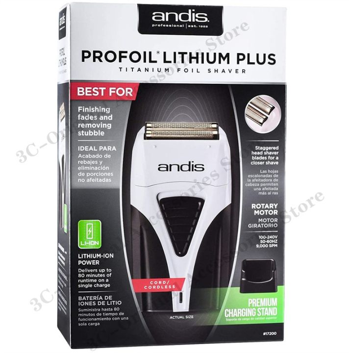 Original Andis Profoil Lithium Plus Barber Hair Cleaning Electric ...