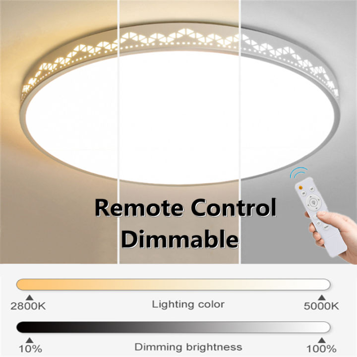 16inch 18/27W Tri color Dimmable LED Ceiling Light With Remote Control ...