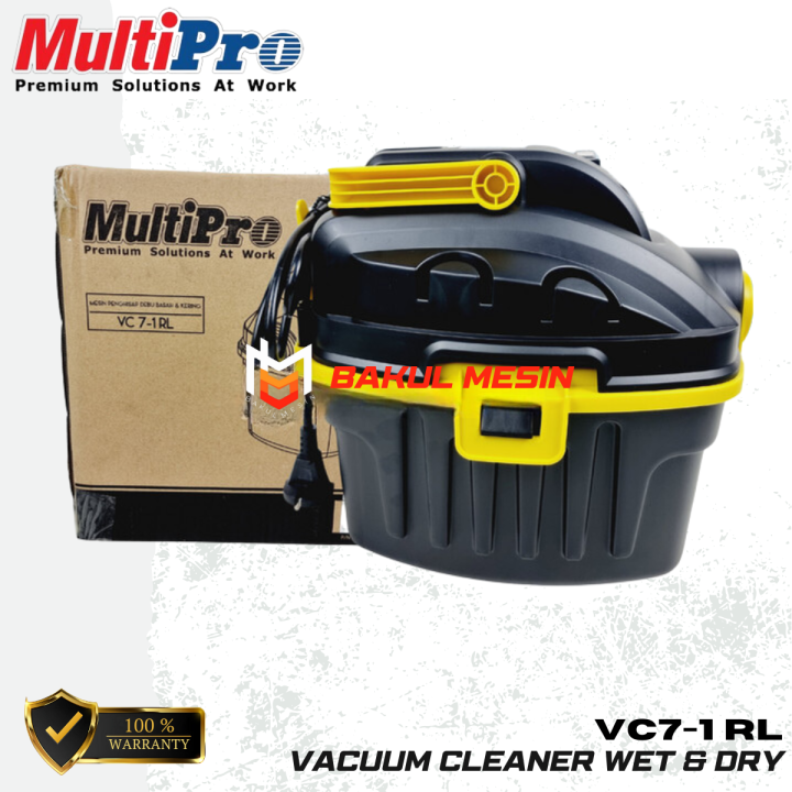 Vacuum Cleaner VC7-1 Penghisap Debu Basah Dan Kering MULTIPRO VC 7-1 | Lazada Indonesia