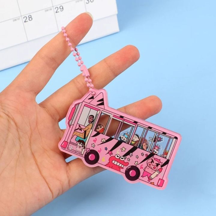 MING1996 Crayon Shin-Chan Anime Crayon Shin-Chan Keychain Acrylic Pink ...