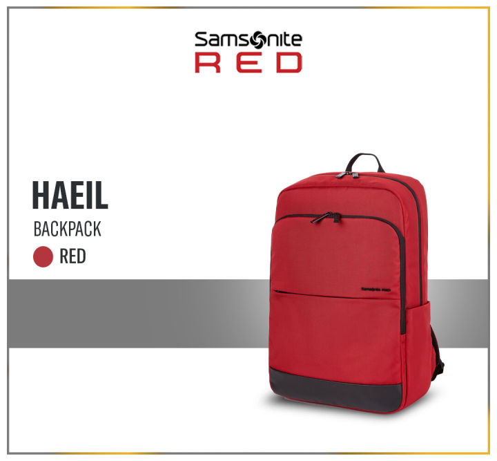 Samsonite Red Label Haeil Backpack - Red | Lazada Indonesia