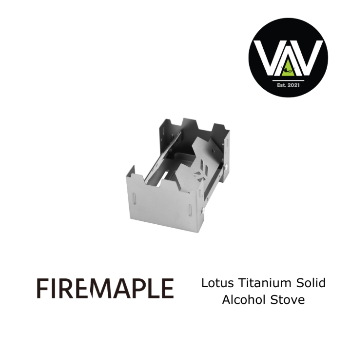 FIREMAPLE Lotus Titanium Solid Alcohol Stove | Lazada