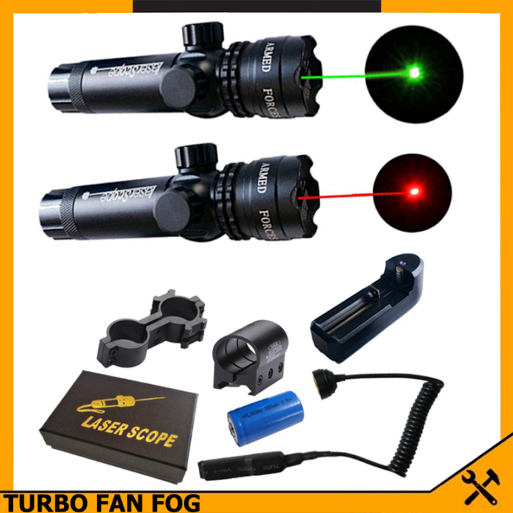 ของแท้ laser scope ของแท้ ของแท้ ปรับใน สีแดงและสีเขียว(สินค้าเกรดAAA ...
