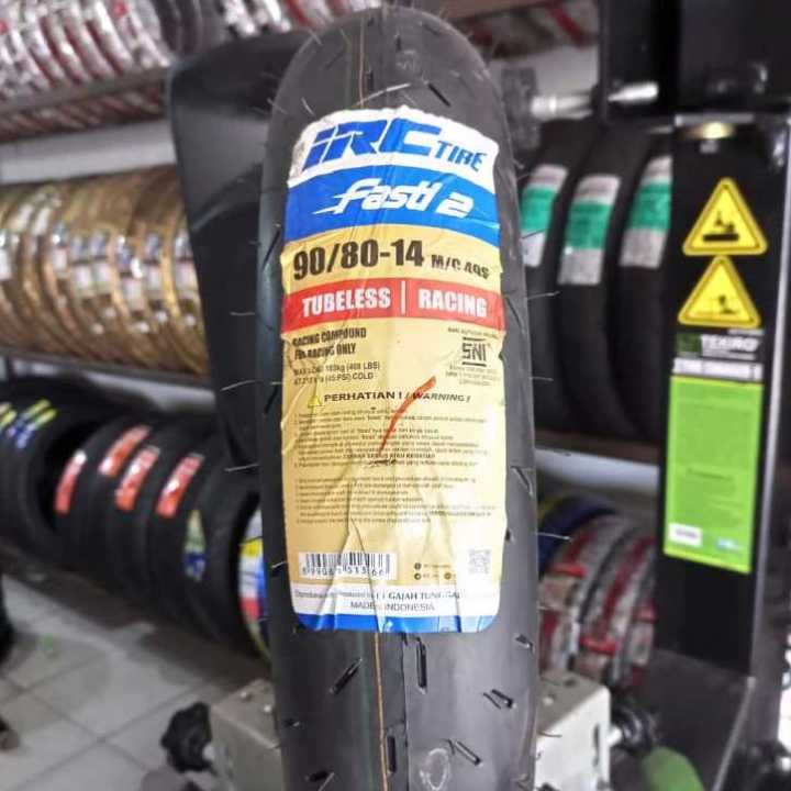 Ban IRC FASTI 2 ukuran 90/80-14 Ban awet dan sangat nyaman di pakai ...