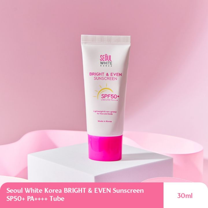 COD Seoul White Korea BRIGHT EVEN Sunscreen SP50+ PA++++ Tube 30ml ...