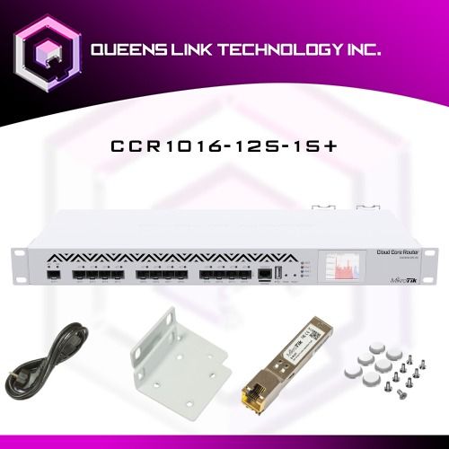 MikroTik CCR1016 12S 1S+ – 16 Core Enterprise Router, 12 SFP Ports, 1 ...