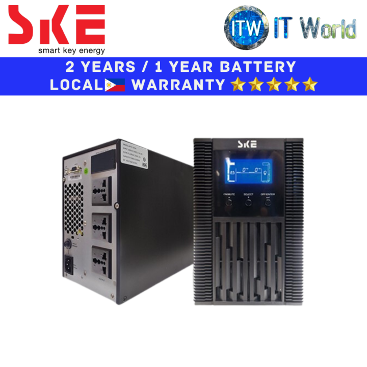Itw | SKE UPS Power Supply UPS On-line 1000VA-800W Uninterruptible ...