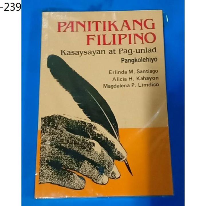 book panitikang filipino by santiago | Lazada PH