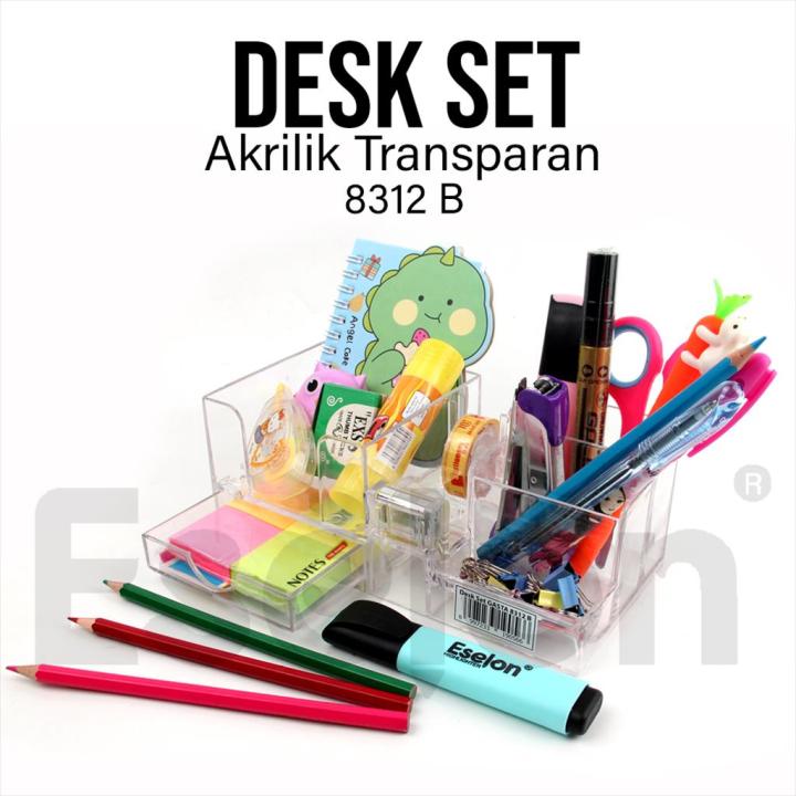 Desk Organizer / Desk Set 8312 / Rak Tempat Alat Tulis | Lazada Indonesia