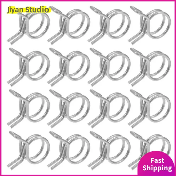 JIYAN2866 10Pcs/set Fuel Line Hose Clamp Spring Clips Assortment Kit ...