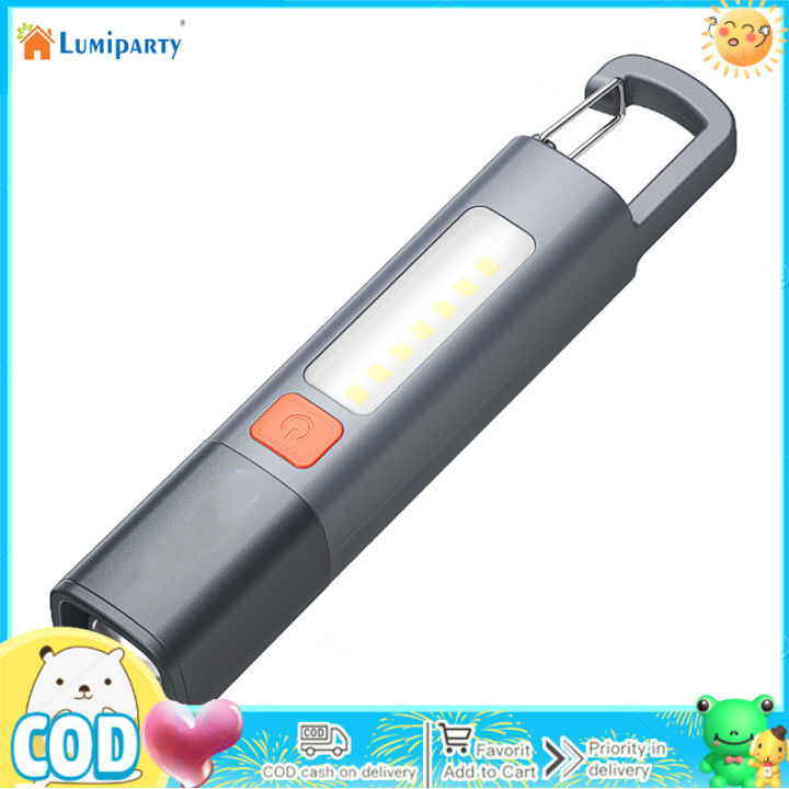 LED Torch Light 300 Lumens Built-in 800mAh Rechargeable Battery ...
