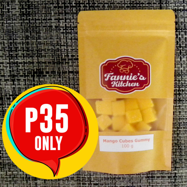 Fannie's Kitchen Mango Cubes Gummy | Lazada PH