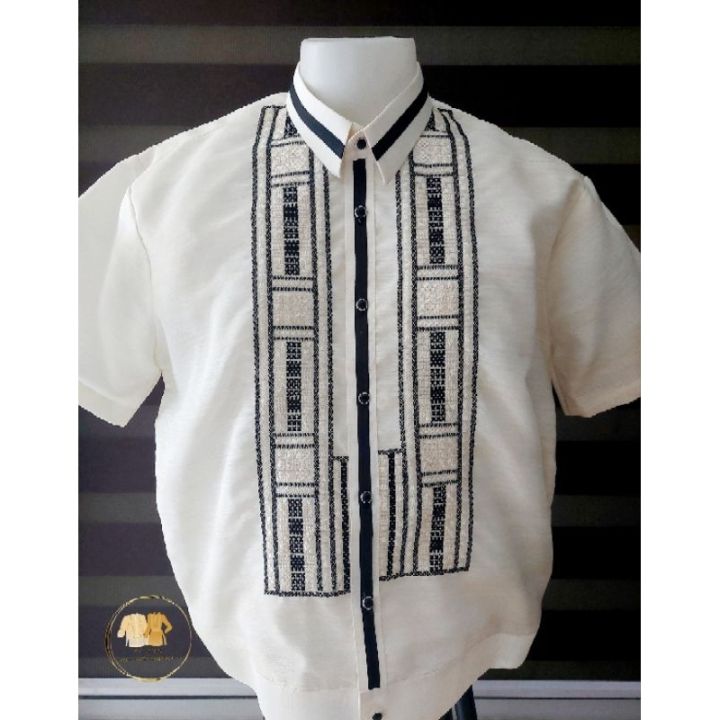 👚🎨 Polo Jacket Barong Tagalog Jusilin | Lazada PH
