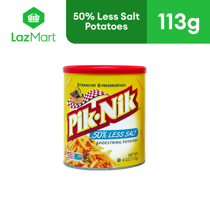 Pik-Nik 50% Less Salt 4oz | Lazada PH