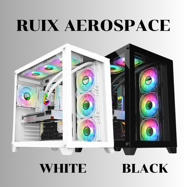 เคสคอมพิวเตอร์ RUIX Aerospace สีขาว สีดำ (เคสเปล่า) พร้อมส่ง🇹🇭 | Lazada ...