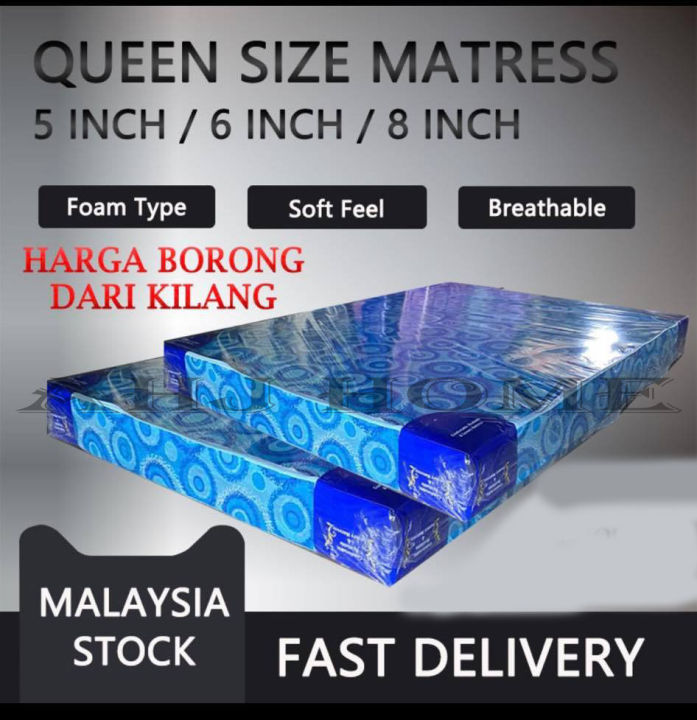 Queen Size Mattress 5"/6"/8" direct from Factory / tilam borong terus ...