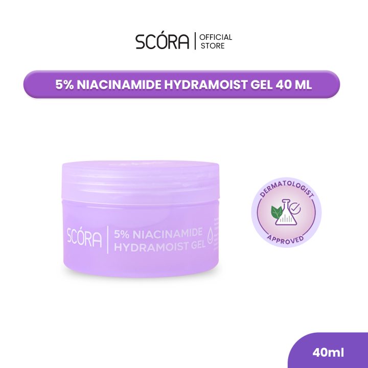 SCORA 5% Niacinamide Hydramoist Gel 40ml Pelembab Wajah yang ...