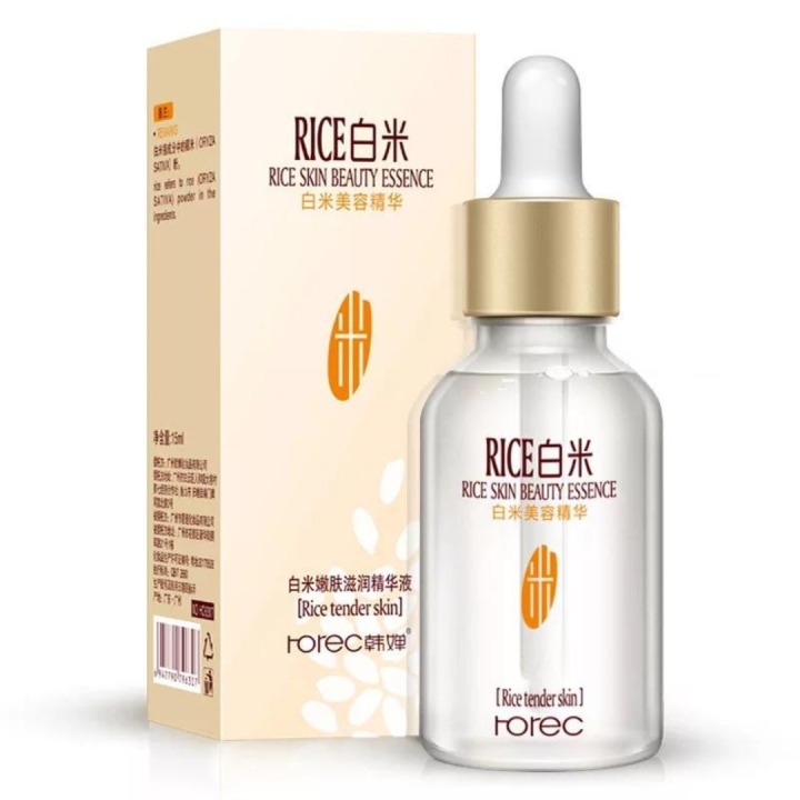 WHITE RICE BEAUTY ESSENCE | 1 Lightening Rice Serum Oil Combination ...