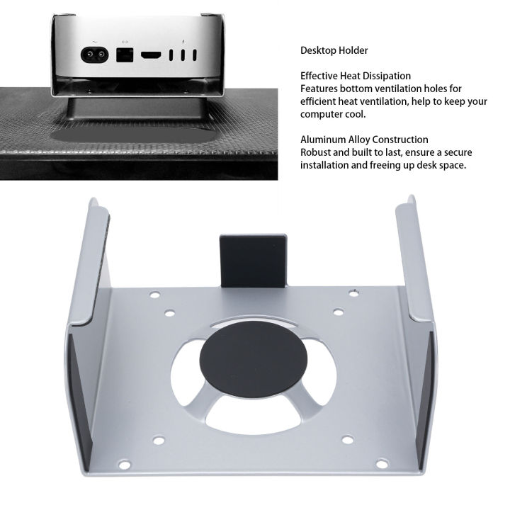 Metal Desktop Stand Suitable for Mini M4 Mini Desktop Computer with M4 ...