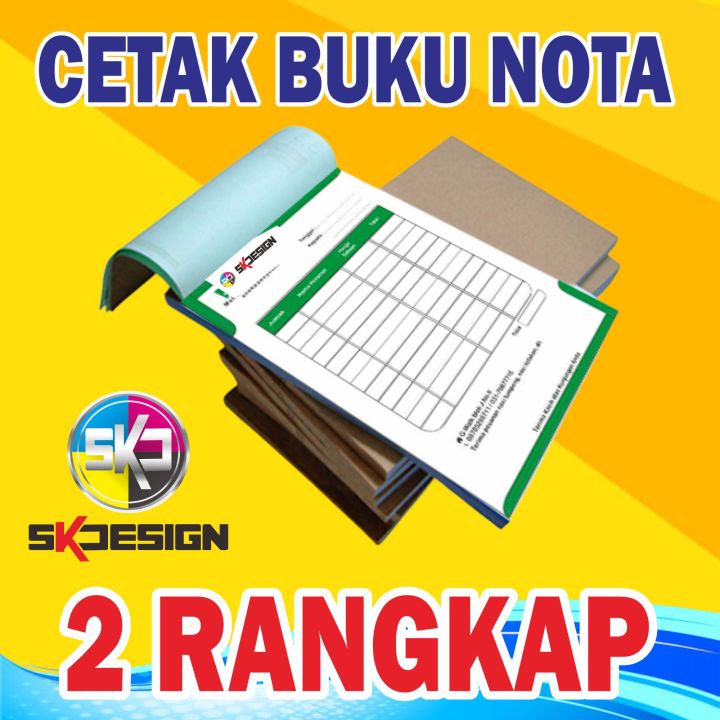 Cetak Nota Custom 2 Rangkap & 3 Rangkap | Gratis Desain !! | Lazada ...