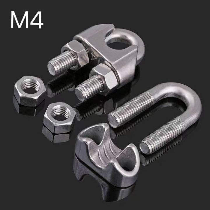 Wire Rope Cable Clip Clamp,Wire Rope Clip,Stainless Steel U Bolt Saddle ...