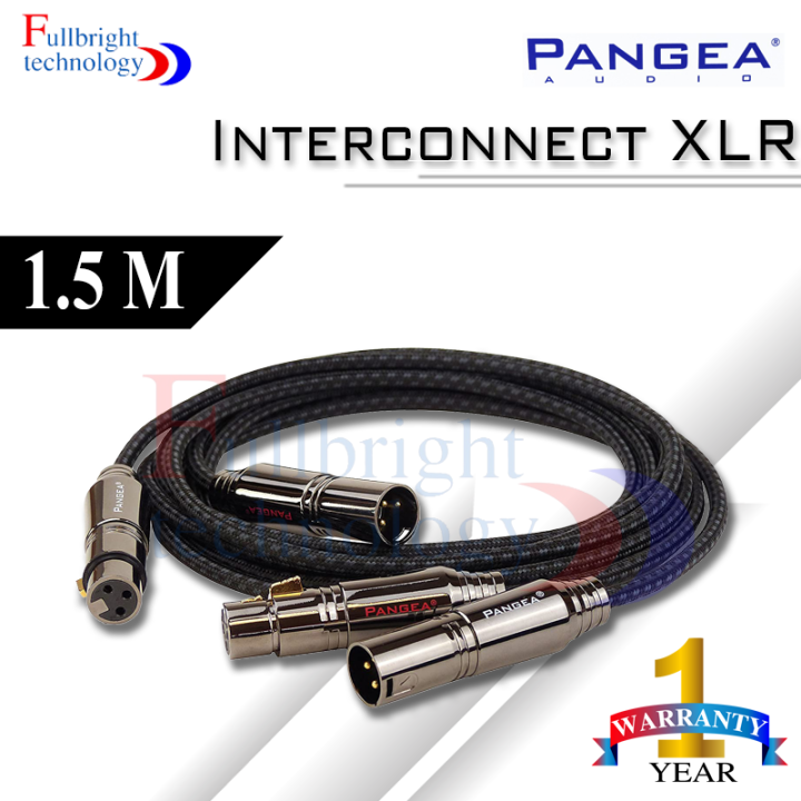 PANGEA AUDIO TRUE BALANCED INTERCONNECT XLR TO XLR ของแท้ 1 กล่องมี 2 เส้นๆละ 1.5 เมตร ประกัน ...