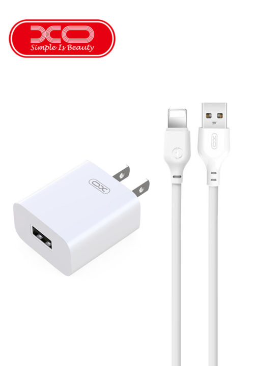 XO L99 US 2.4A USB Charger With Lighting Cable | Lazada PH