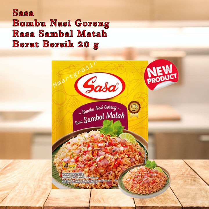 Sasa / Bumbu Nasi Goreng / Rasa sambal matah / Berat bersih 20 g ...