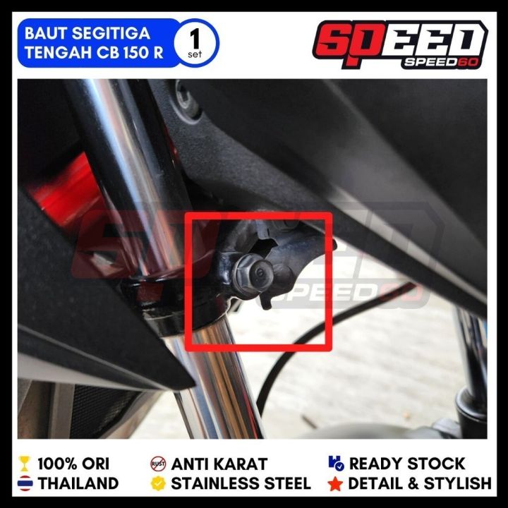 Baut Segitiga Tengah Honda CB 150 R Baut Probolt Thailand Stainless ...