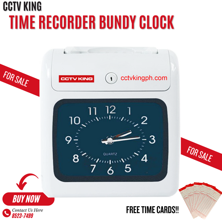 Analog Time Recorder Time Attendance Bundy Clock Payroll Free time ...