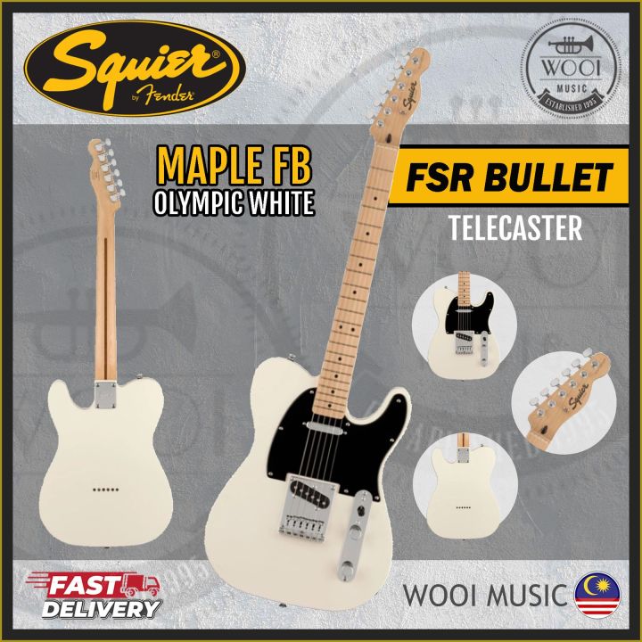 Squier FSR Bullet Telecaster Electric Guitar with Maple Fingerboard ...