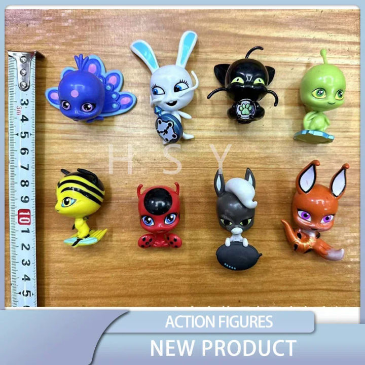 Cat Noir Rena Rouge Miraculous Ladybug Carapace Queen Bee Anime Figure ...