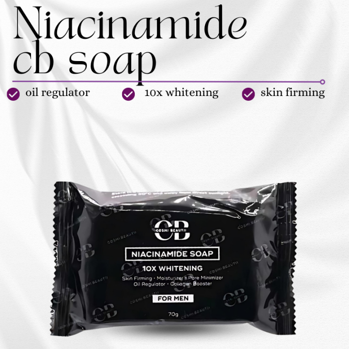 【CB NIACINAMIDE SOAP】WHITENING FOR MEN All Skin Types Fragrance Free ...