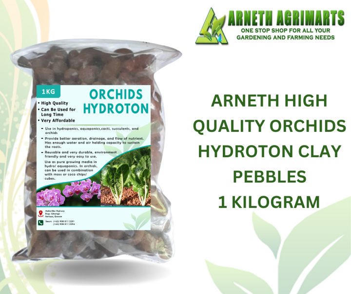 ORCHIDS HYDROTON CLAY PEBBLES FOR PLANTS LARGE 1KG | Lazada PH