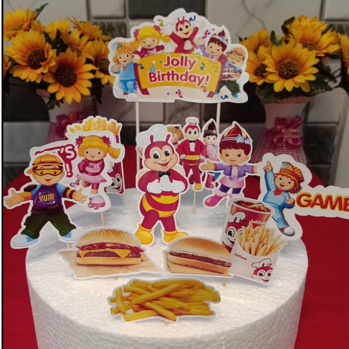 JOLLIBEE Theme Cake Topper | Lazada PH