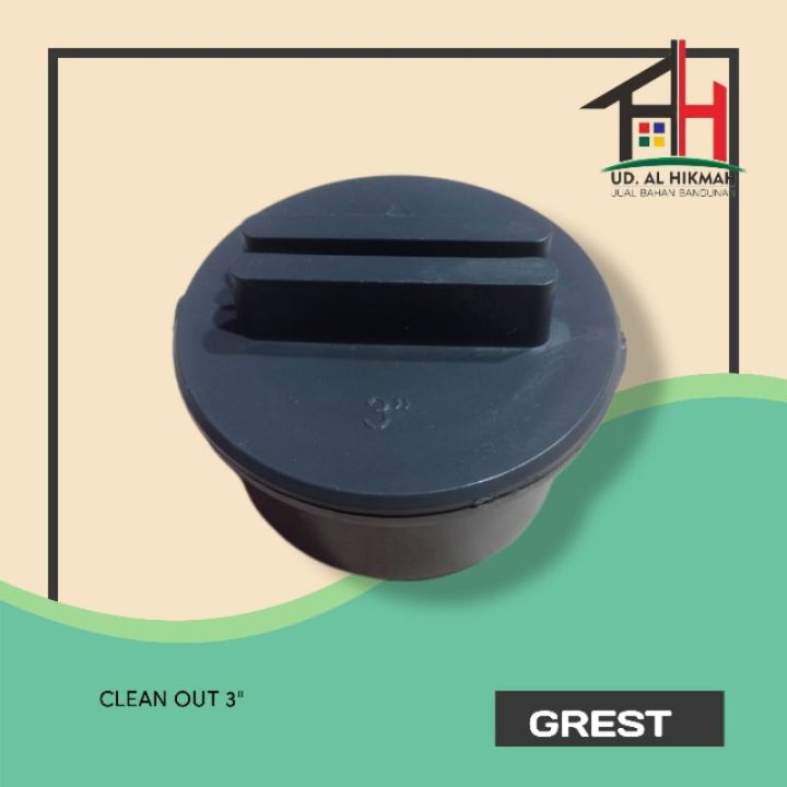 Clean Out 3" Grest PVC - Tutup Pipa Drat | Lazada Indonesia