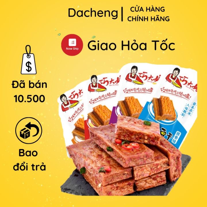 Đậu phụ khô cay ăn liền Bà Dì 1 gói 26gr đồ ăn vặt Sài Gòn vừa ngon vừa ...